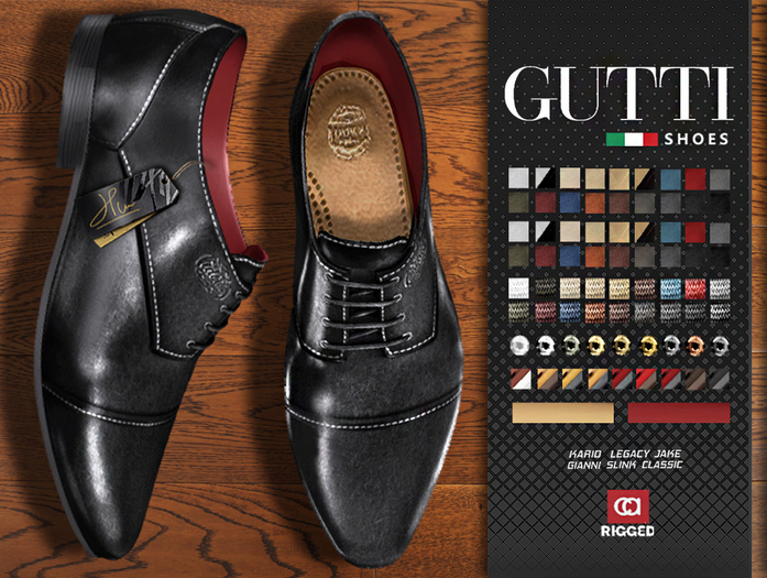 Second Life Marketplace - [CA] KARIO LEGACY JAKE GIANNI SLINK GUTTI SHOES